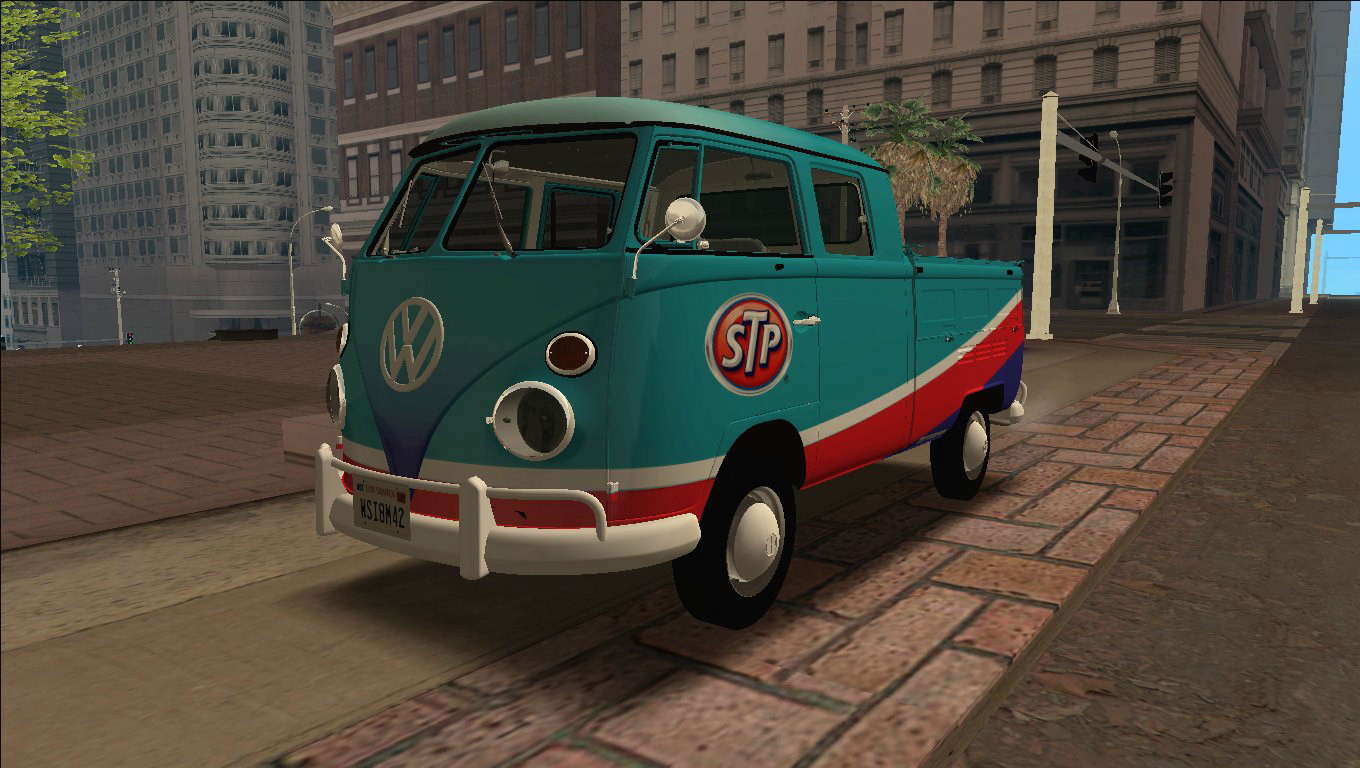 Volkswagen Type 2 Kombi 1500 Pick-Up 1972 [Grand Theft Auto: San ...