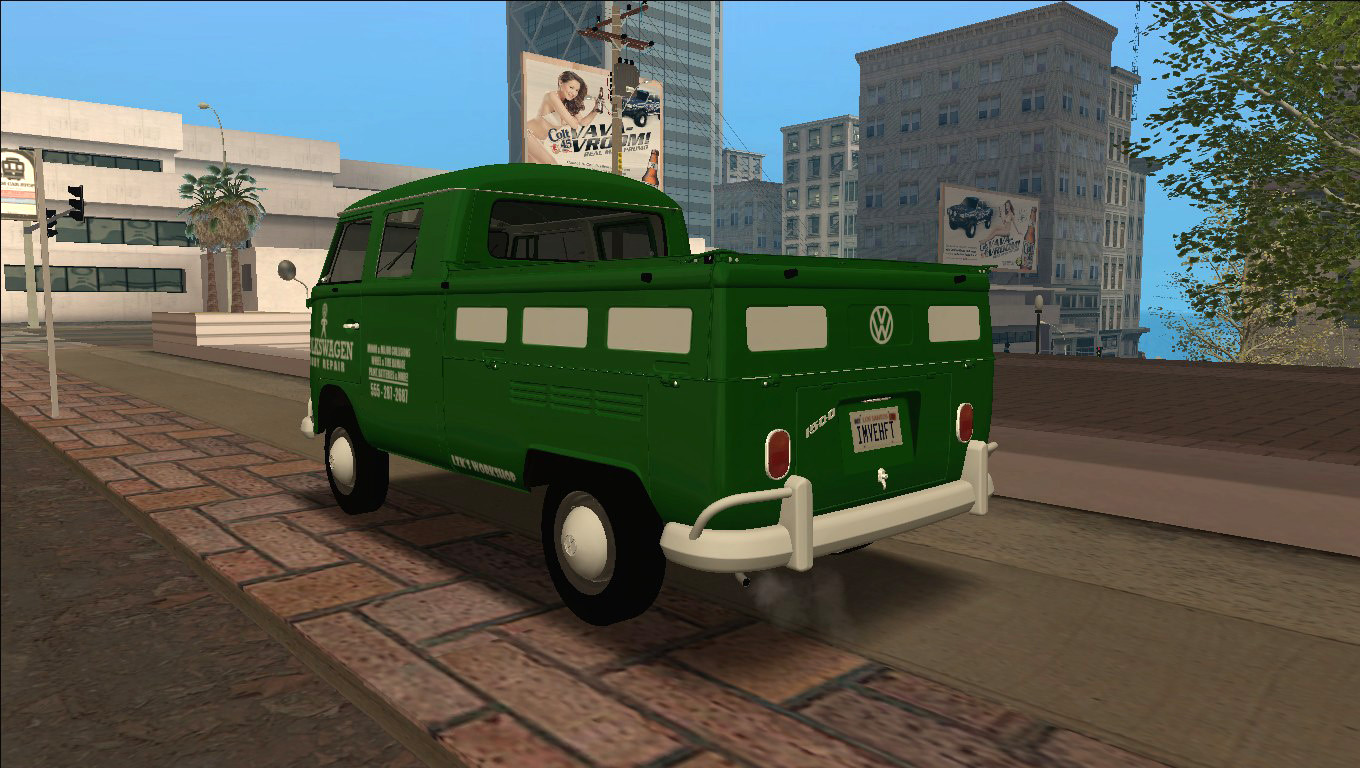 Volkswagen Type 2 Kombi 1500 Pick-Up 1972 [Grand Theft Auto: San ...