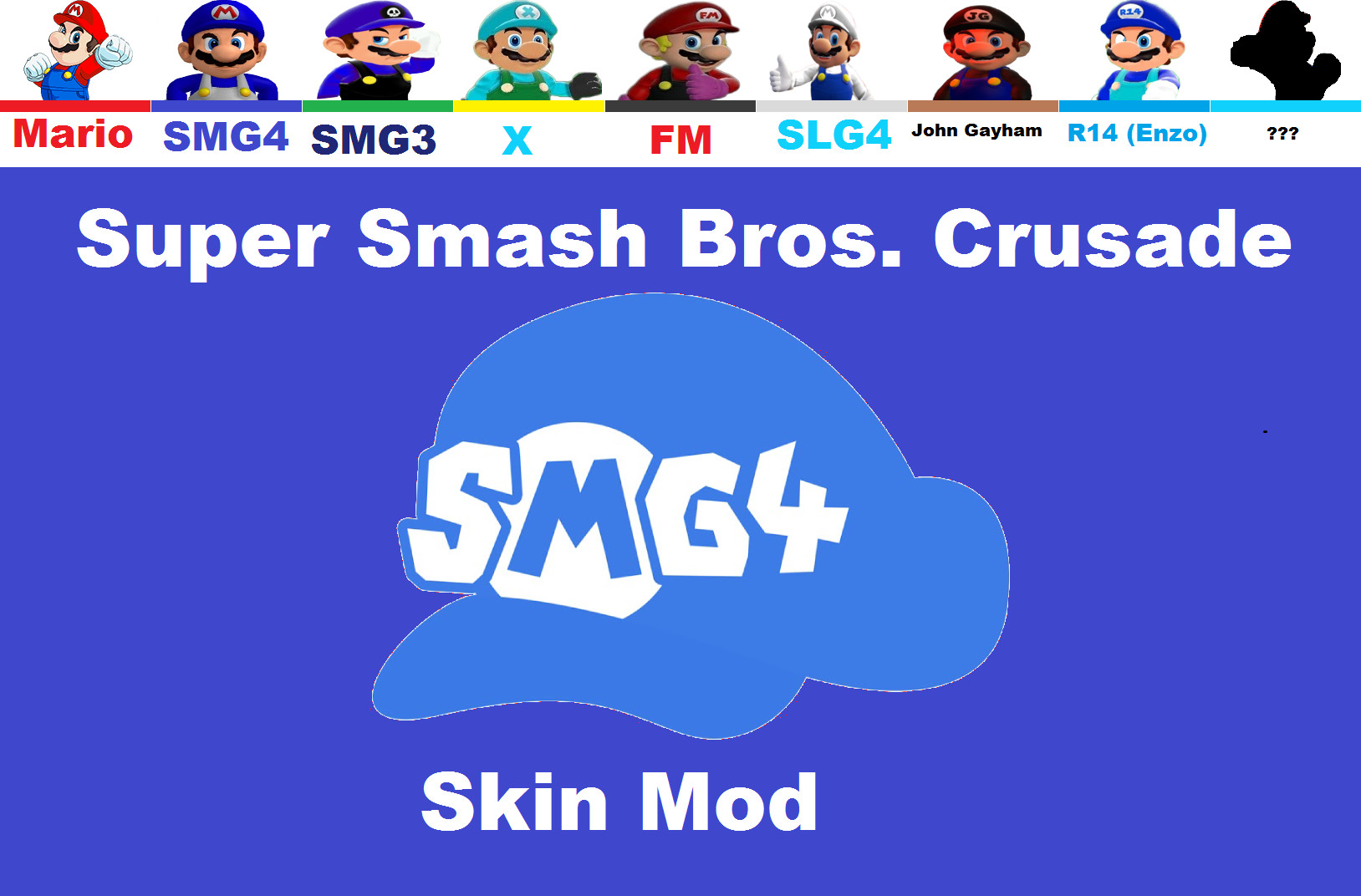 SMG4 Classic Characters Mod for Super Smash Bros. Crusade | SSBC Mods