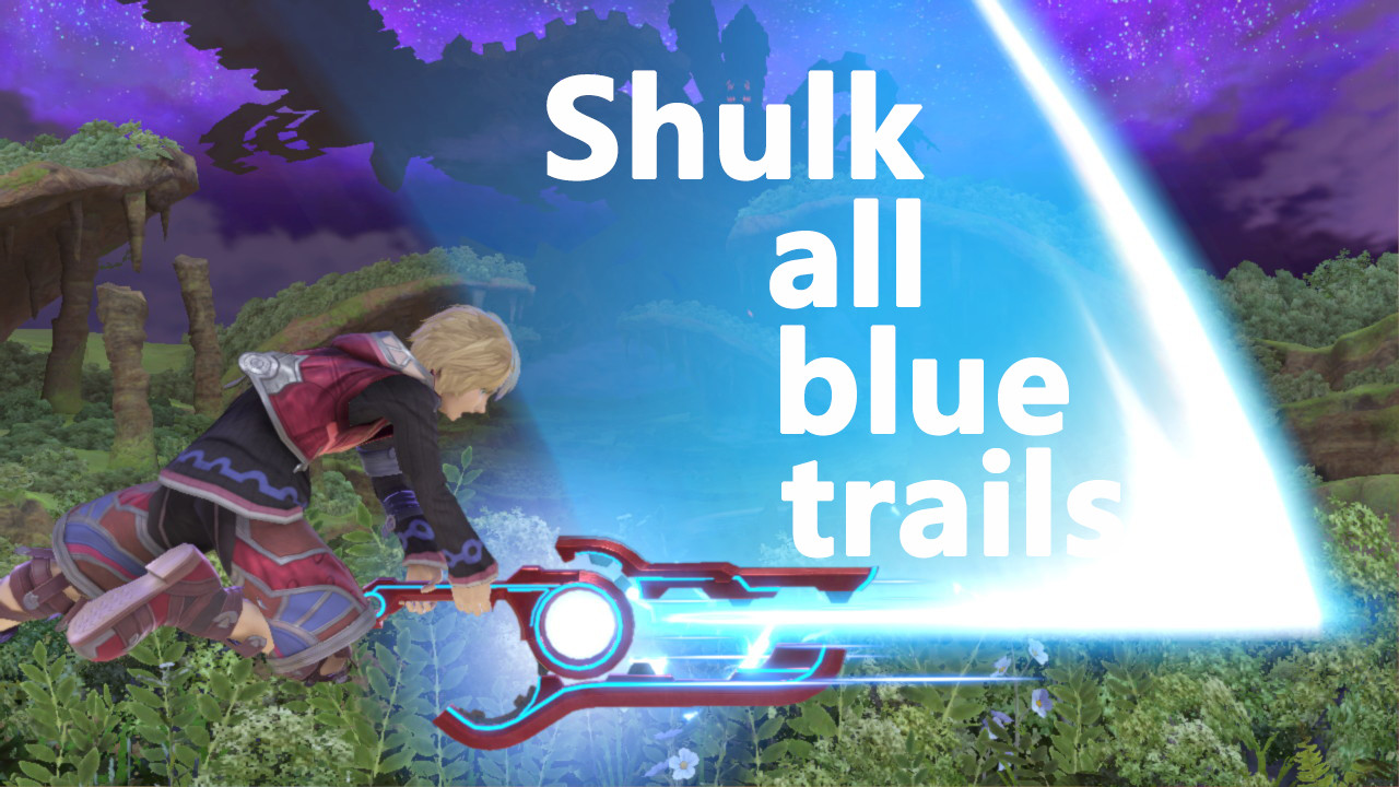 Shulk all blue trails Mod for Super Smash Bros. Ultimate | SSBU Mods