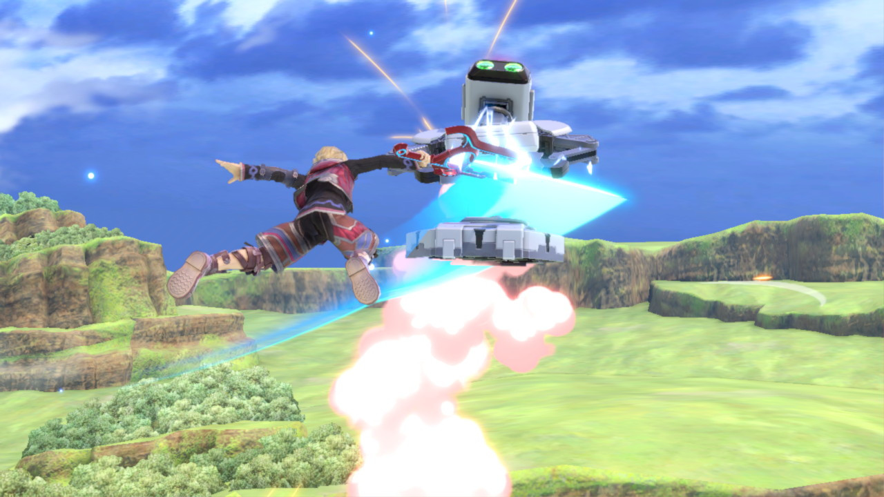 Shulk all blue trails Mod for Super Smash Bros. Ultimate | SSBU Mods