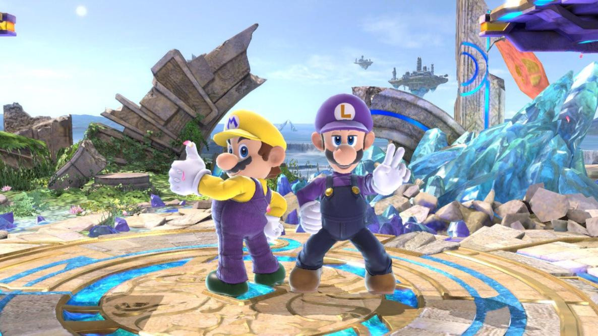FIXED Waluigi Luigi Costume Mod for Super Smash Bros. Ultimate | SSBU Mods