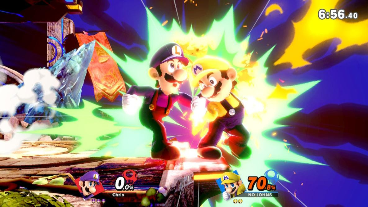 FIXED Waluigi Luigi Costume Mod for Super Smash Bros. Ultimate | SSBU Mods