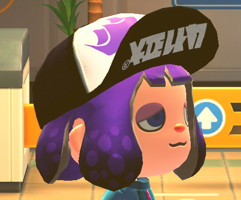 Inkling Wig Mod Mod for Animal Crossing: New Horizons | ACNH Mods