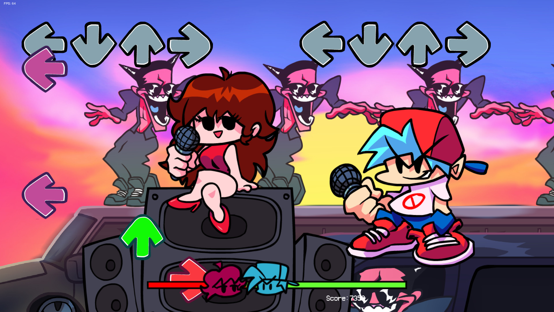 Girlfriend Sing Skin Mod for Friday Night Funkin' | FNF Mods