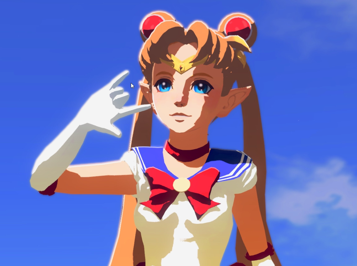 [LINKLE]Sailor_Moon-Serena(cosplay) Mod for The Legend of Zelda: Breath ...