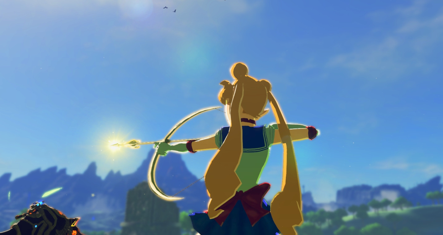 [LINKLE]Sailor_Moon-Serena(cosplay) Mod for The Legend of Zelda: Breath ...
