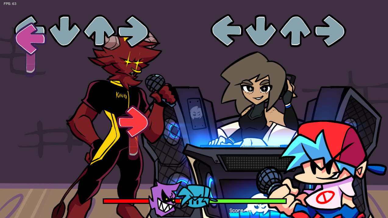 Funkin' with King Mod for Friday Night Funkin' | FNF Mods