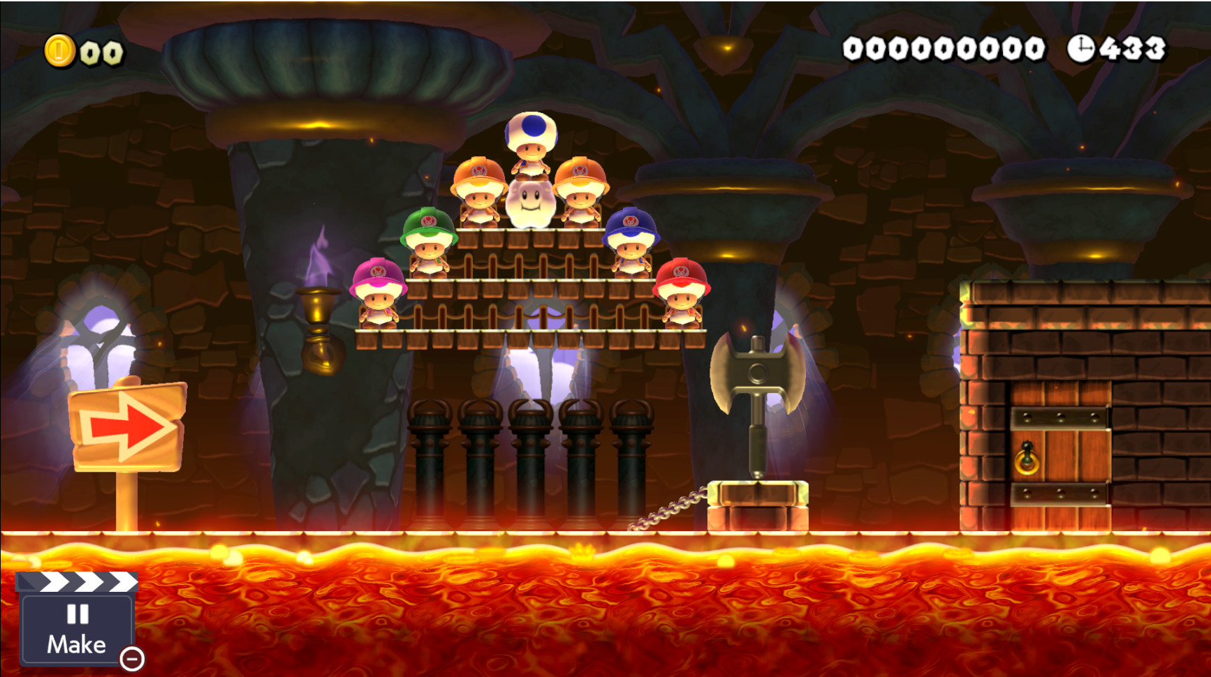 Quest stone and escort toads Mod for Super Mario Maker 2 | SMM2 Mods