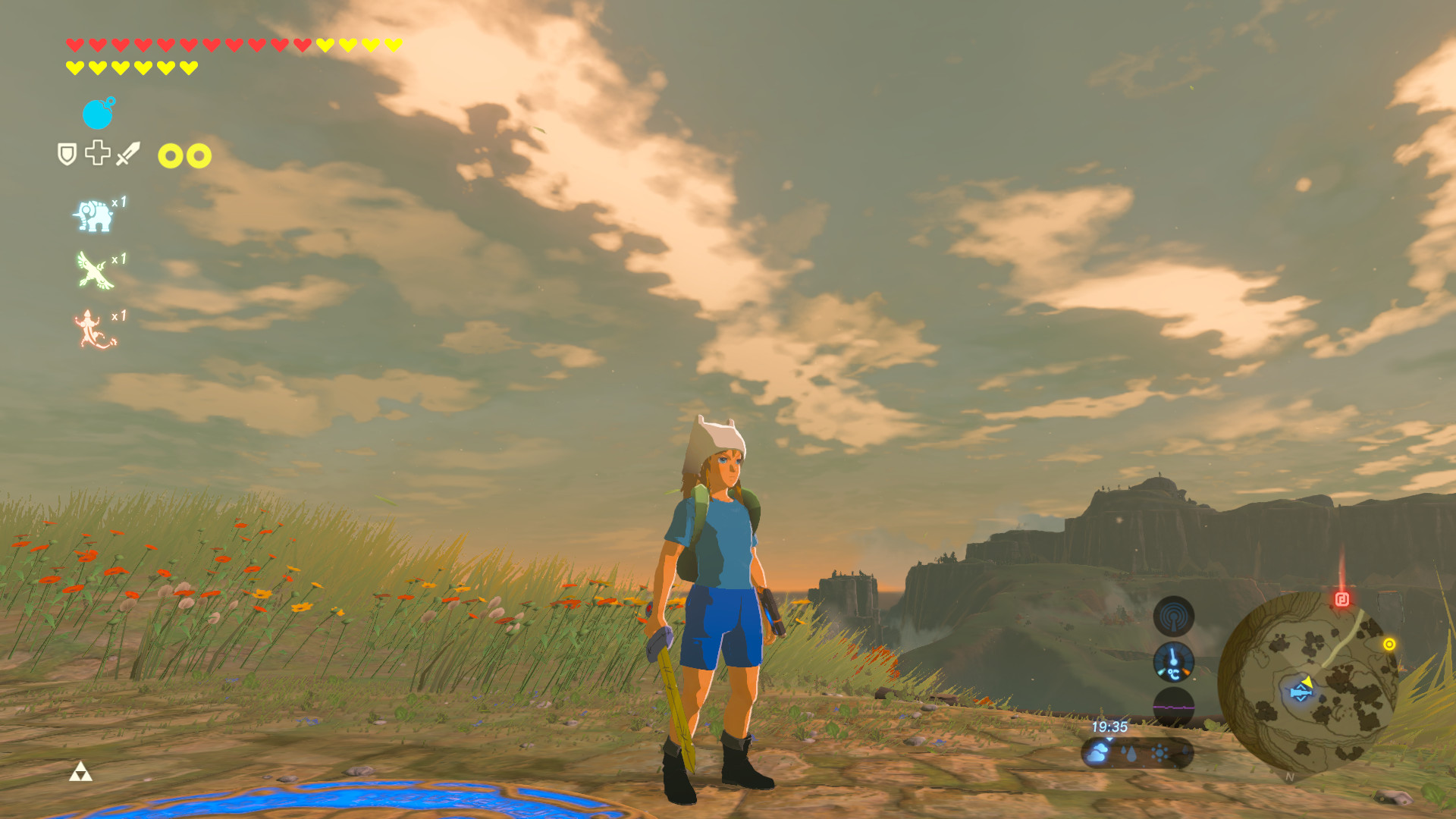 Finn the Human [Adventure Time] Mod for The Legend of Zelda: Breath of ...