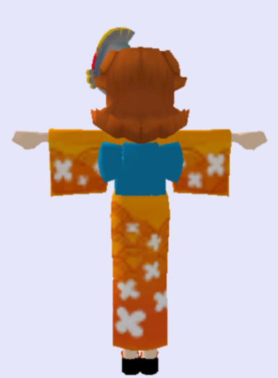 Daisy Yukata Mod for Mario Kart Wii | MKWii Mods