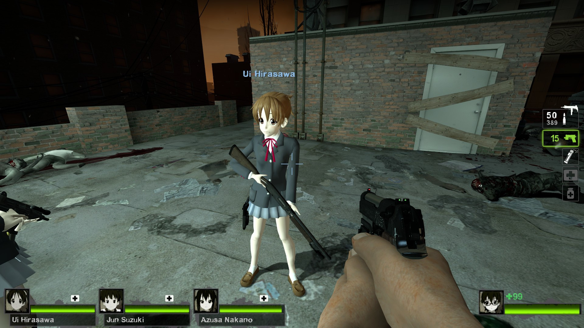 K-on Models (+More) Mod for Left 4 Dead 2 | L4D2 Mods