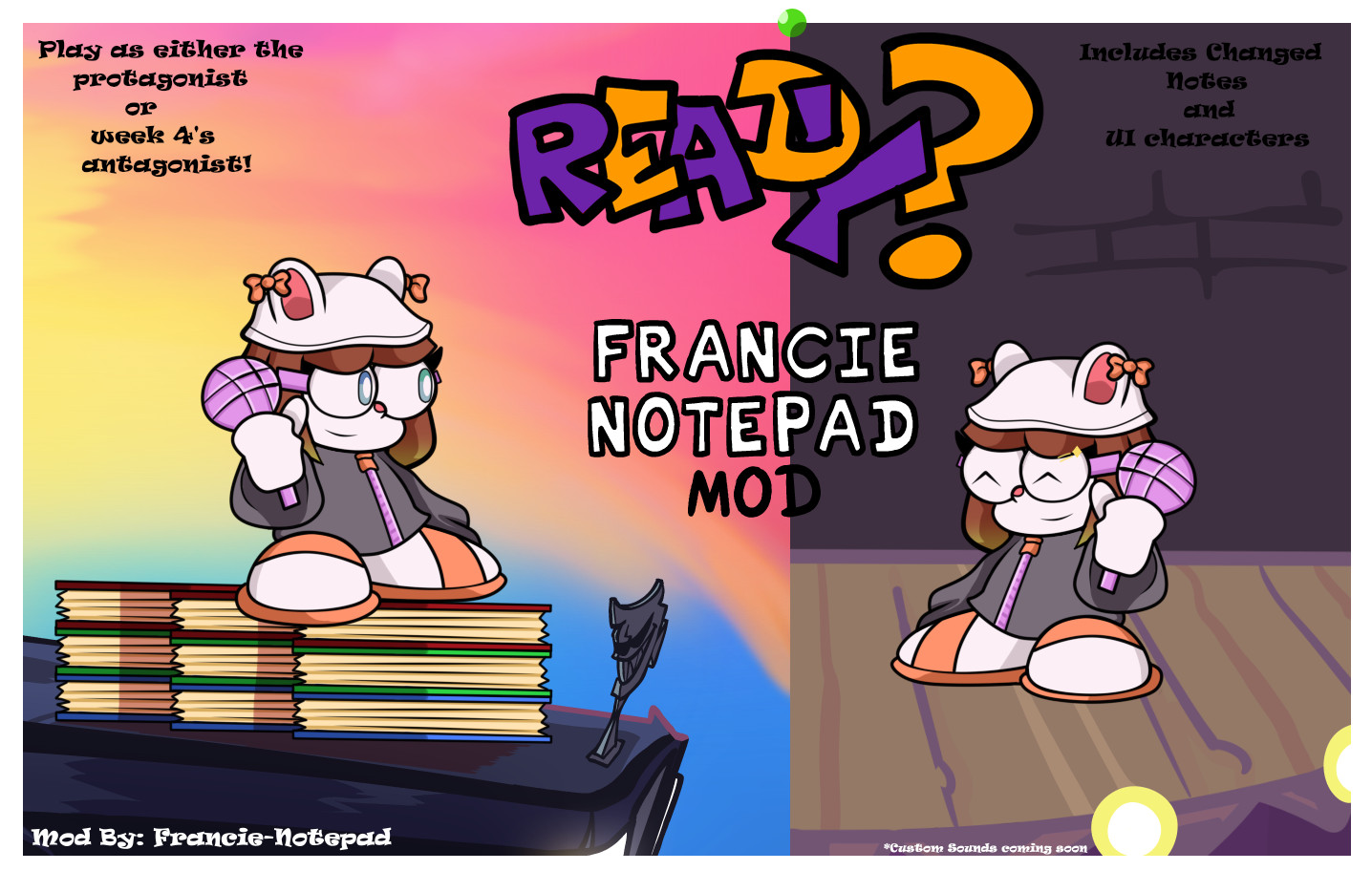 Francie_Notepad Avatar Mod [Friday Night Funkin'] [Mods]