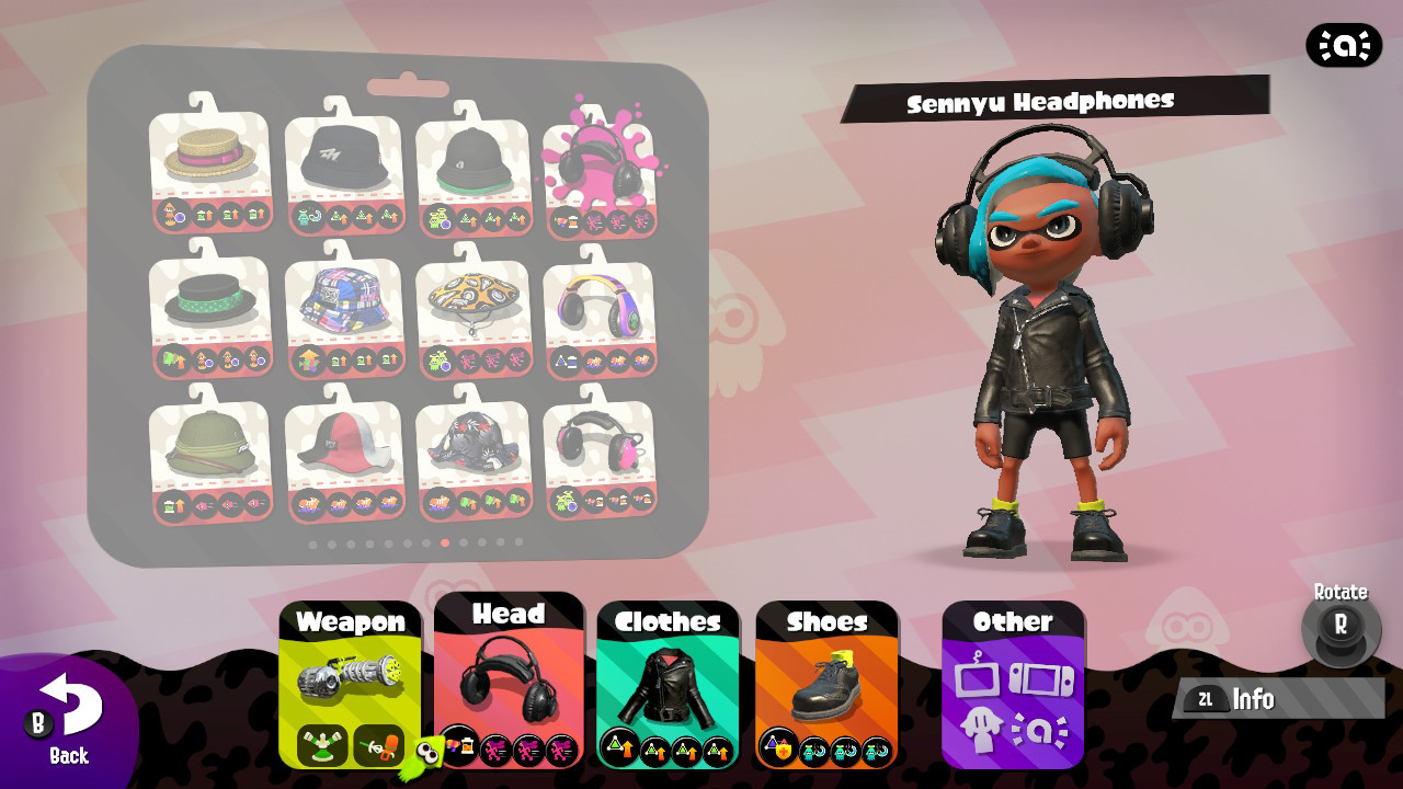 JP Exclusive Gear Mod for Splatoon 2 | Splatoon 2 Mods