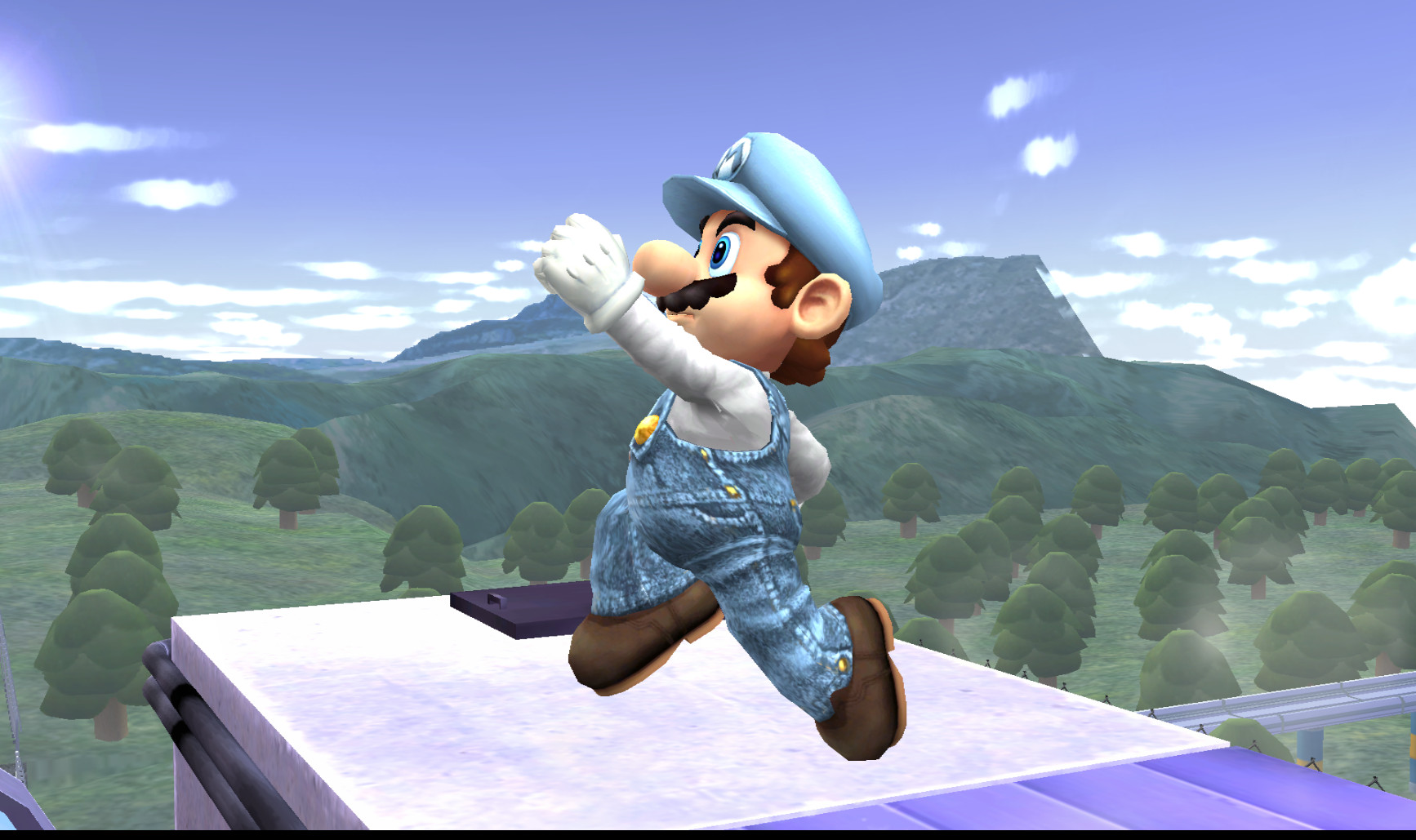 New Horizons Mario Overalls [Super Smash Bros. Brawl] [Mods]