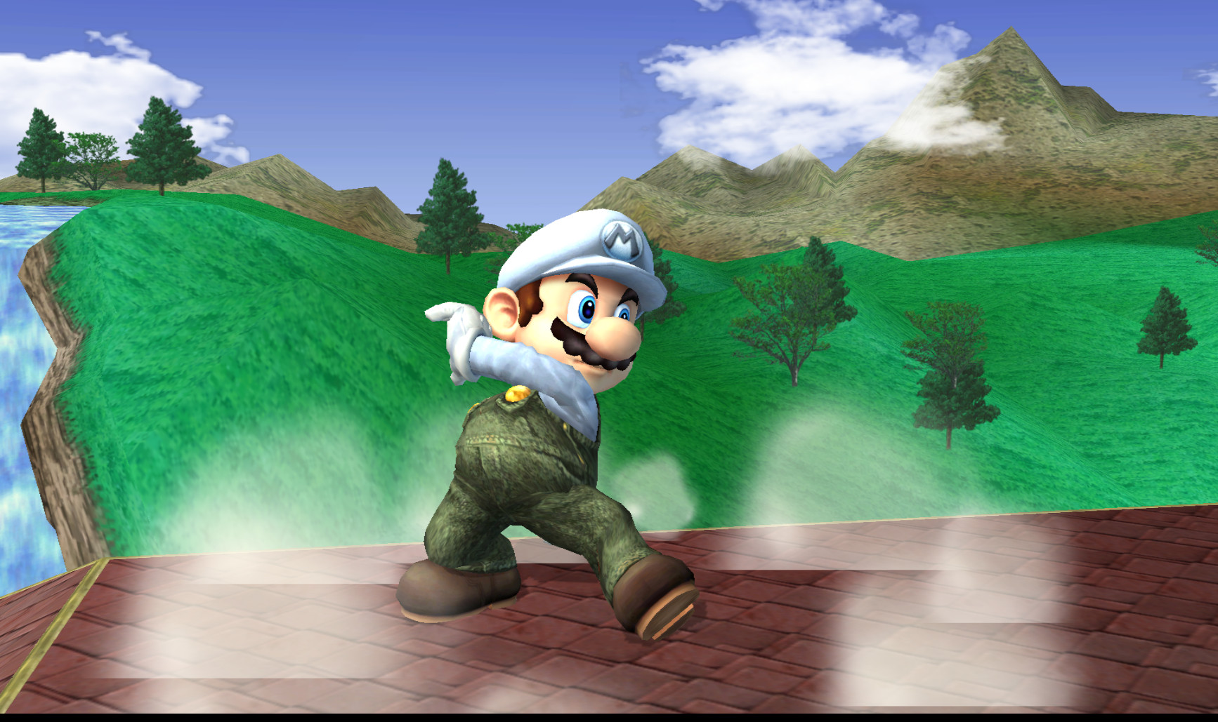 New Horizons Mario Overalls [Super Smash Bros. Brawl] [Mods]