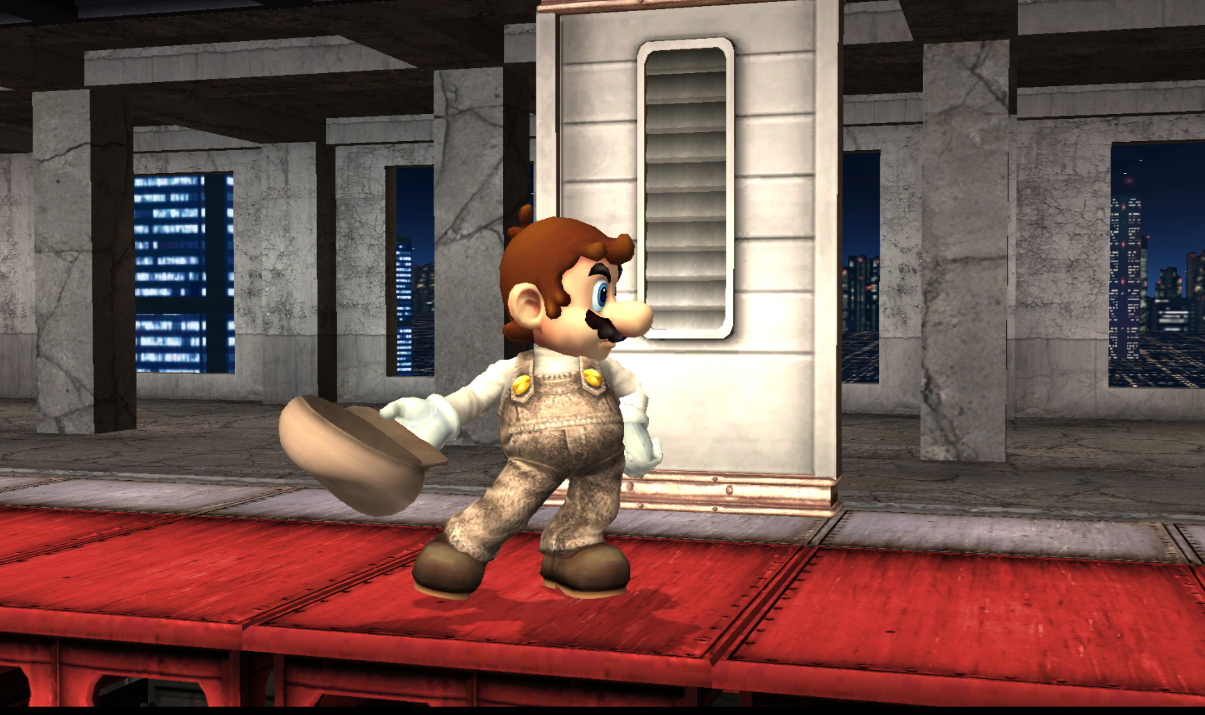 New Horizons Mario Overalls [Super Smash Bros. Brawl] [Mods]