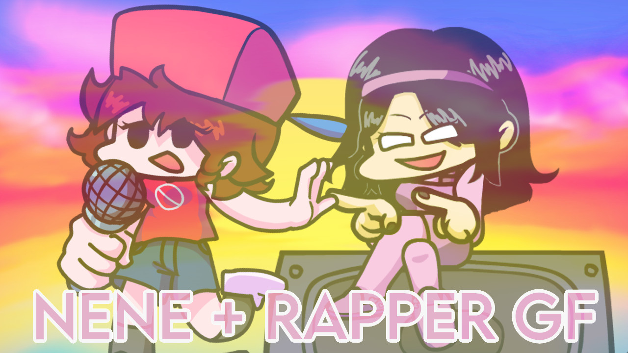 Rapper GF + Nene! Mod for Friday Night Funkin' | FNF Mods