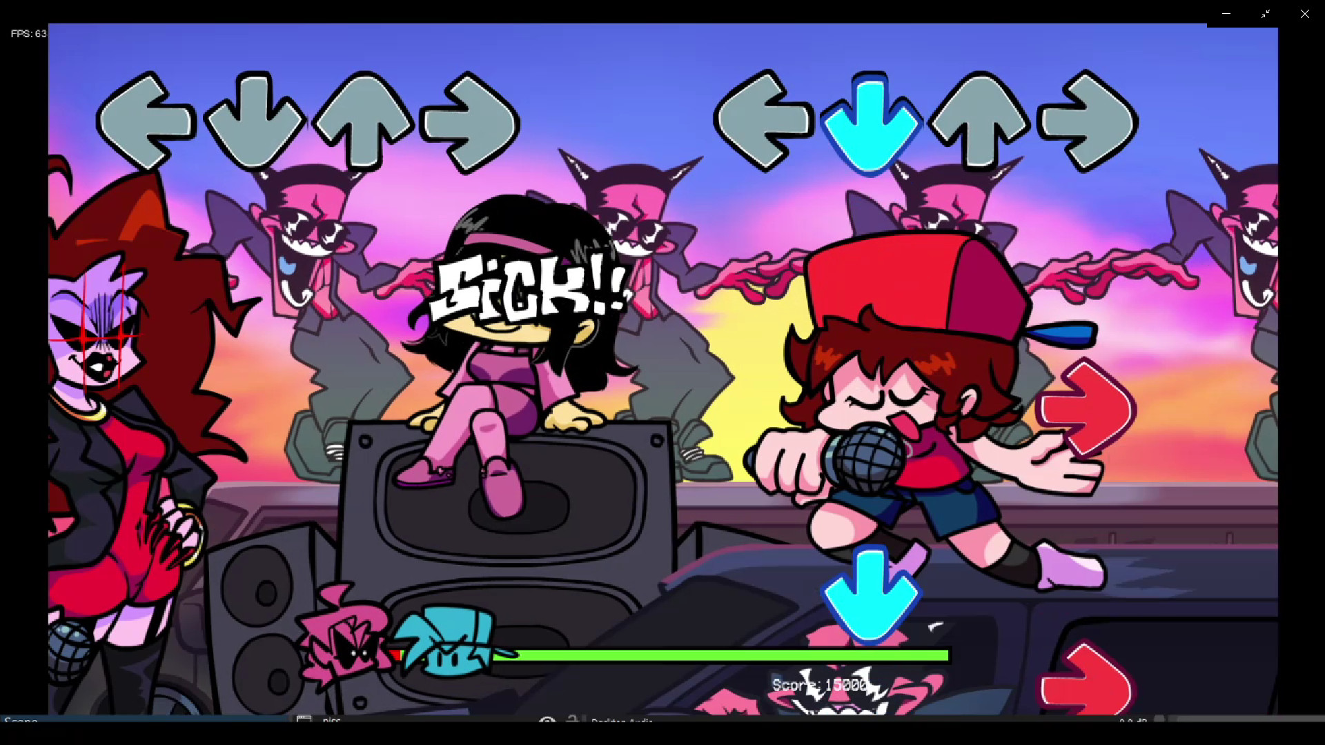 Rapper GF + Nene! Mod for Friday Night Funkin' | FNF Mods