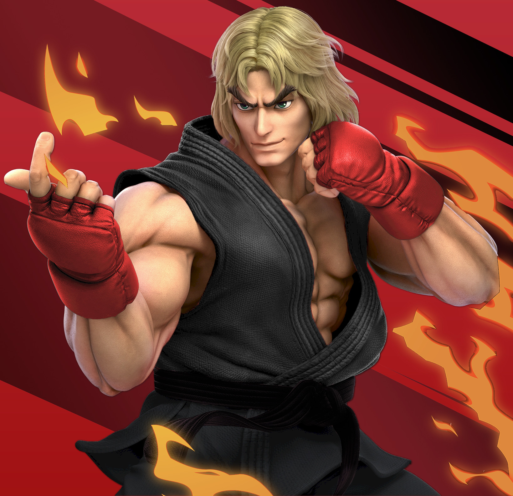 Ken Fn Red and Black Mod for Super Smash Bros. Ultimate | SSBU Mods