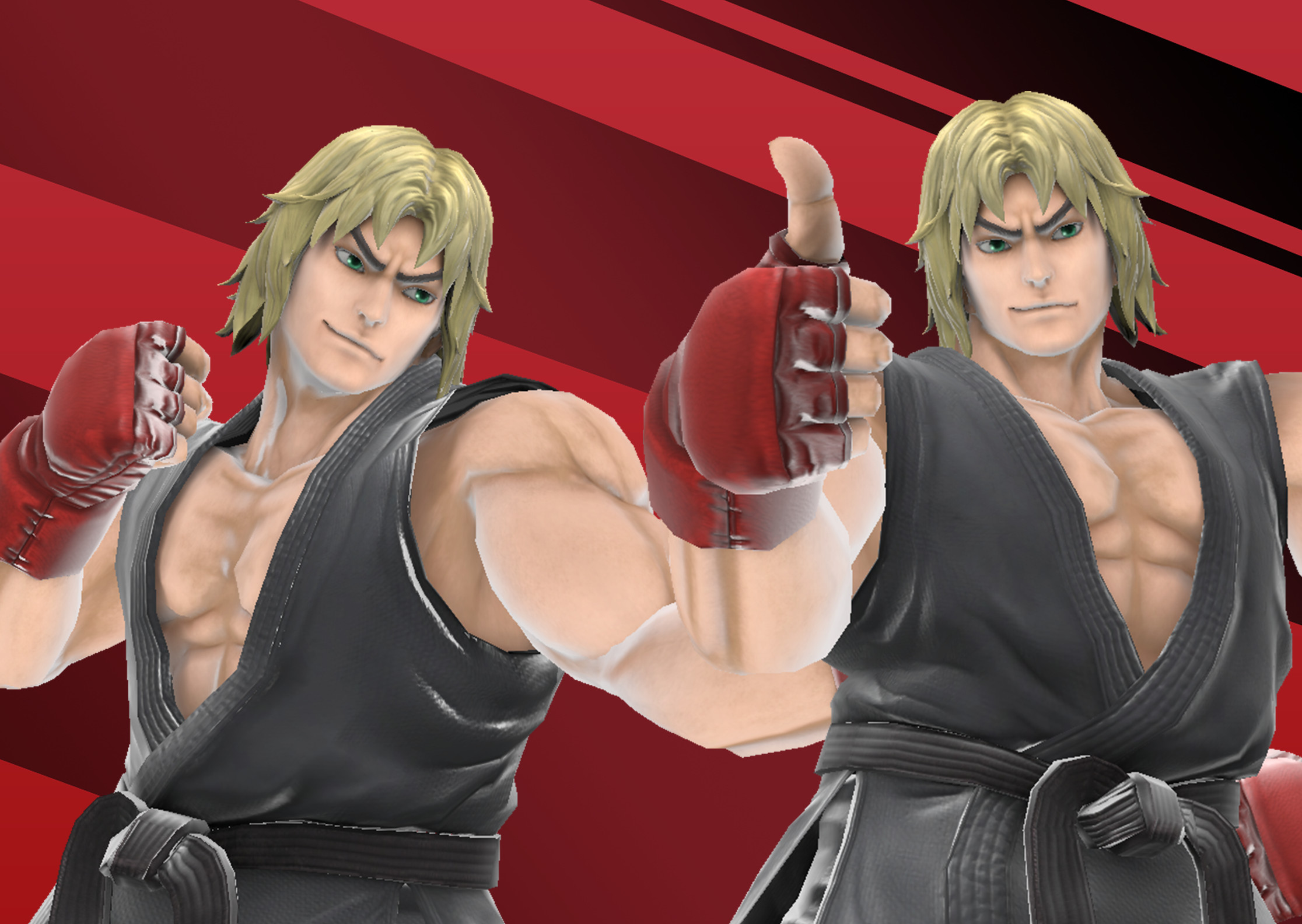 Ken Fn Red and Black Mod for Super Smash Bros. Ultimate | SSBU Mods