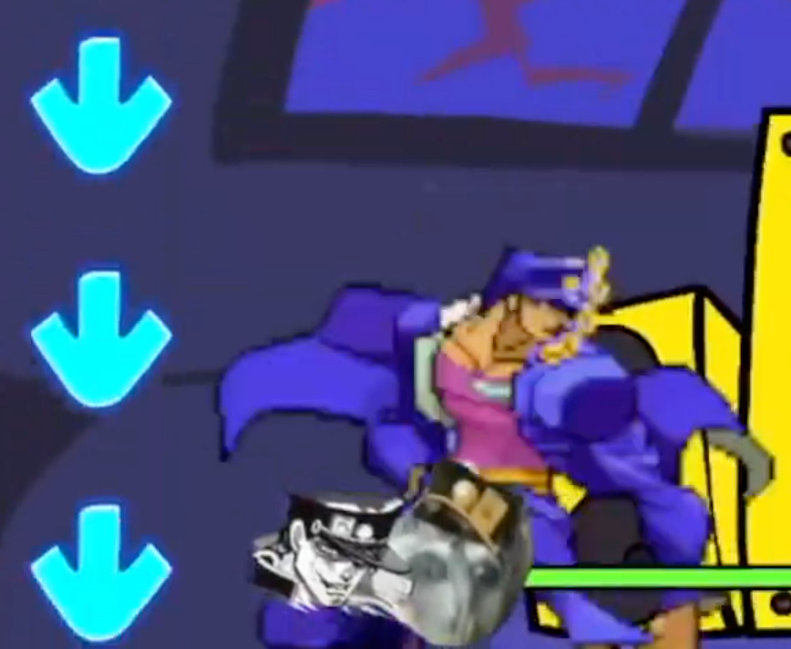 Jotaro Kujo over week 2 Mod for Friday Night Funkin' | FNF Mods