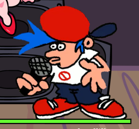 Boyfriend, but he looks a bit weird... Mod for Friday Night Funkin ...