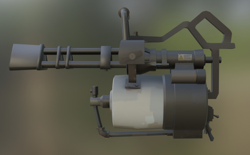 Tri Barrel Minigun [Team Fortress 2] [Mods]