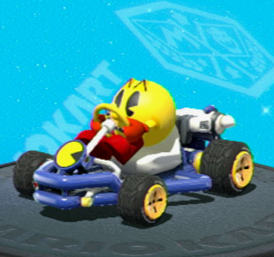 Pac-Man Kart parts over Lemmy's parts white [Mario Kart 8] [Mods]