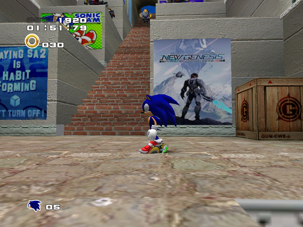 PSO2:NGS Signboards Mod for Sonic Adventure 2 | SA2 Mods