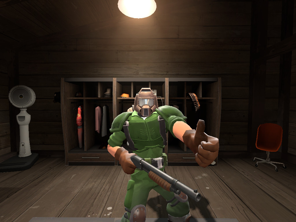 Doomguy (Soldier) - "Now With Helmetless Variant!" Mod for Team ...