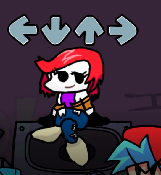 Ellie Rose as GF [Friday Night Funkin'] [Mods]