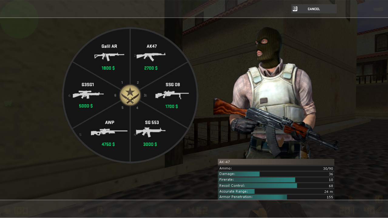 CS:GO GUI 2021 Mod for Counter-Strike 1.6 | CS1.6 Mods