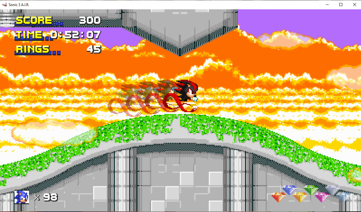 Mania Shadow v2 Mod for Sonic 3 A.I.R. | S3AIR Mods