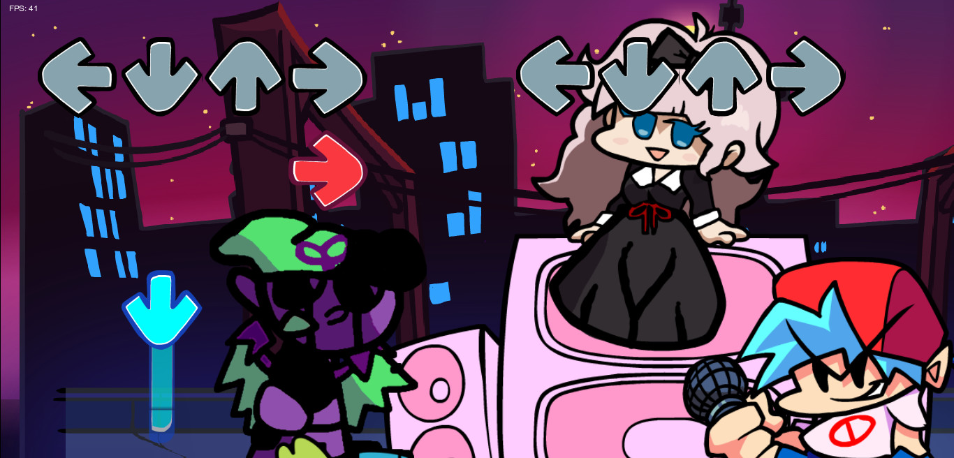 Chika over Girlfriend Mod for Friday Night Funkin' | FNF Mods