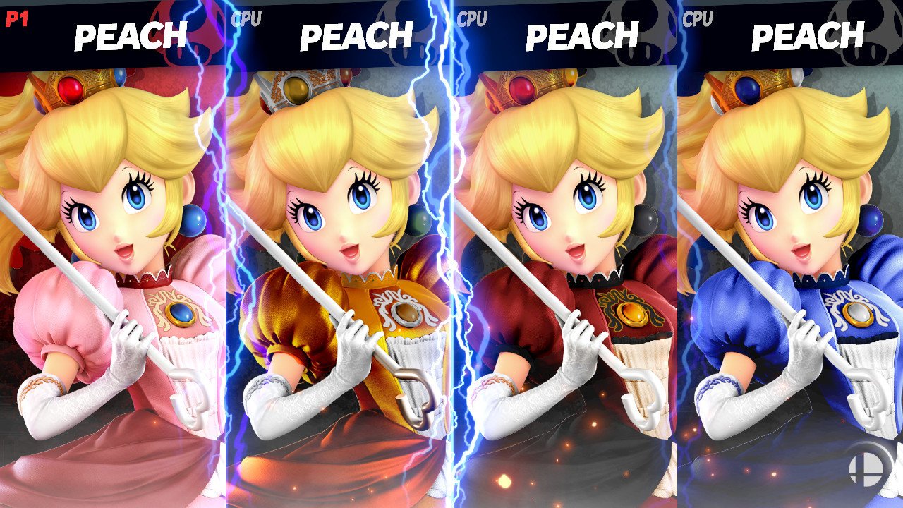 Ponytail Peach Pack Mod for Super Smash Bros. Ultimate | SSBU Mods