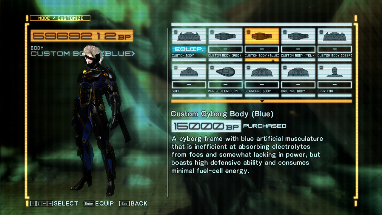 Sleeker Skins Project (Skinpack) Mod for Metal Gear Rising: Revengeance ...