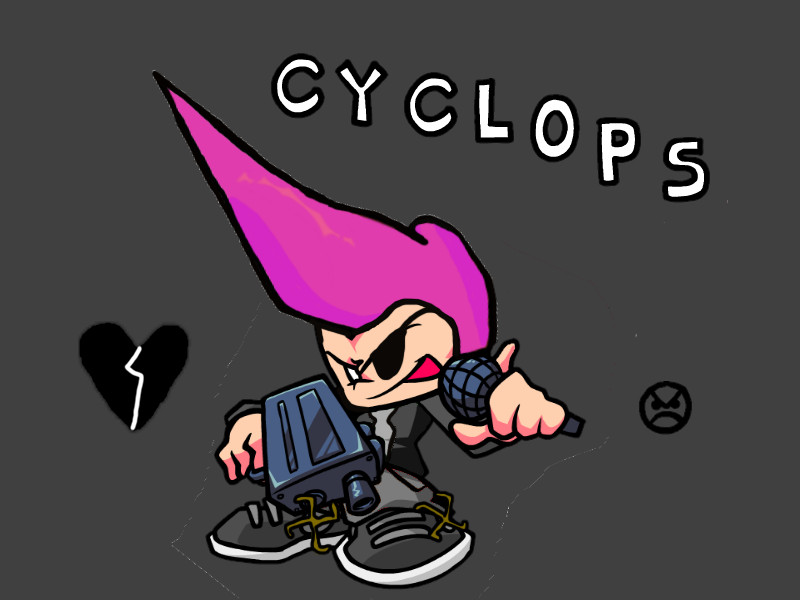 Cyclops (Pico's School) Mod for Friday Night Funkin' | FNF Mods