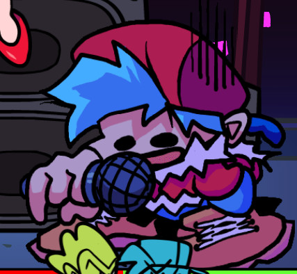 Christmas Boyfriend over Boyfriend. Mod for Friday Night Funkin' | FNF Mods