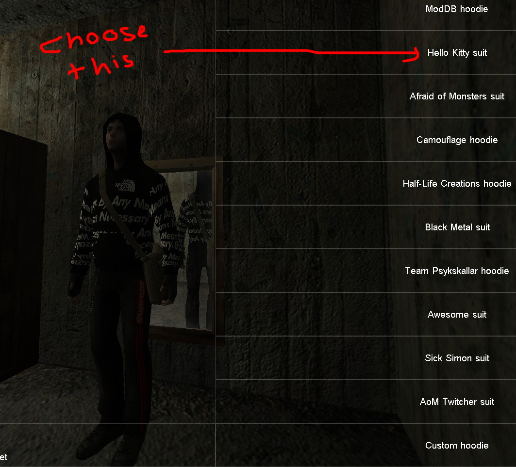Simon Drip w/Supreme pants [Remake] Mod for Cry of Fear | CoF Mods