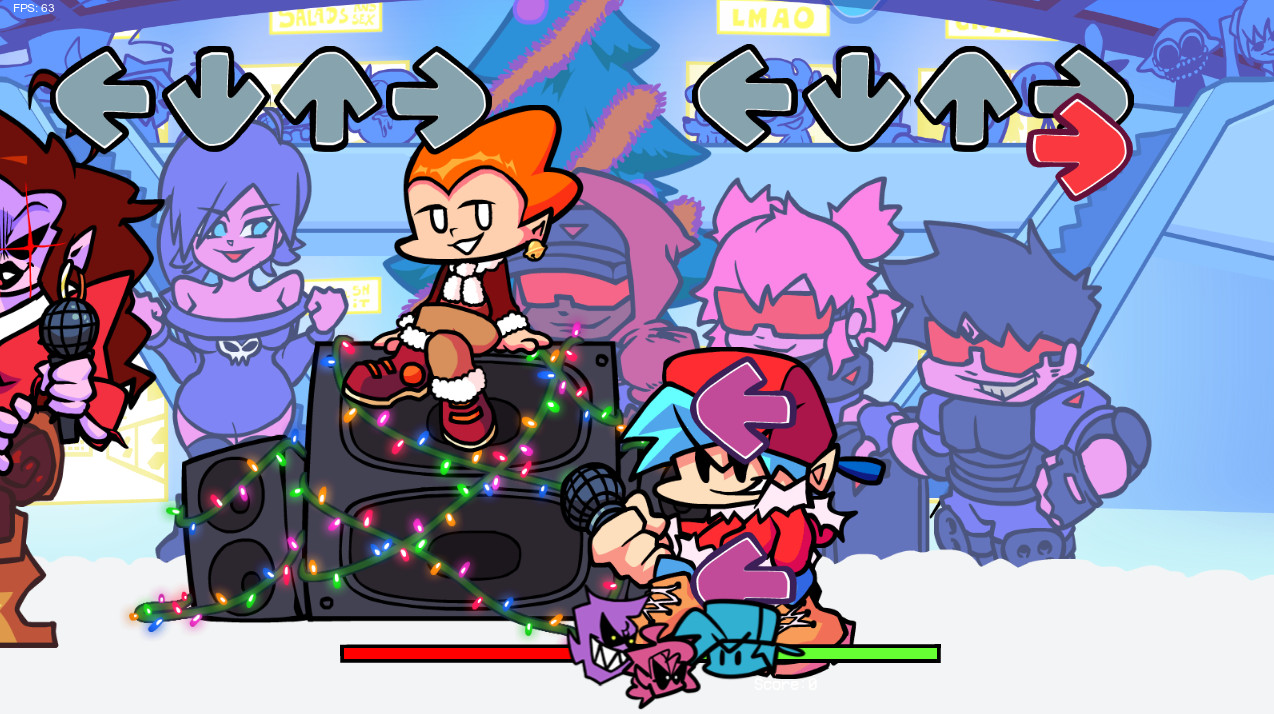 Pico over girlfriend Mod for Friday Night Funkin' | FNF Mods