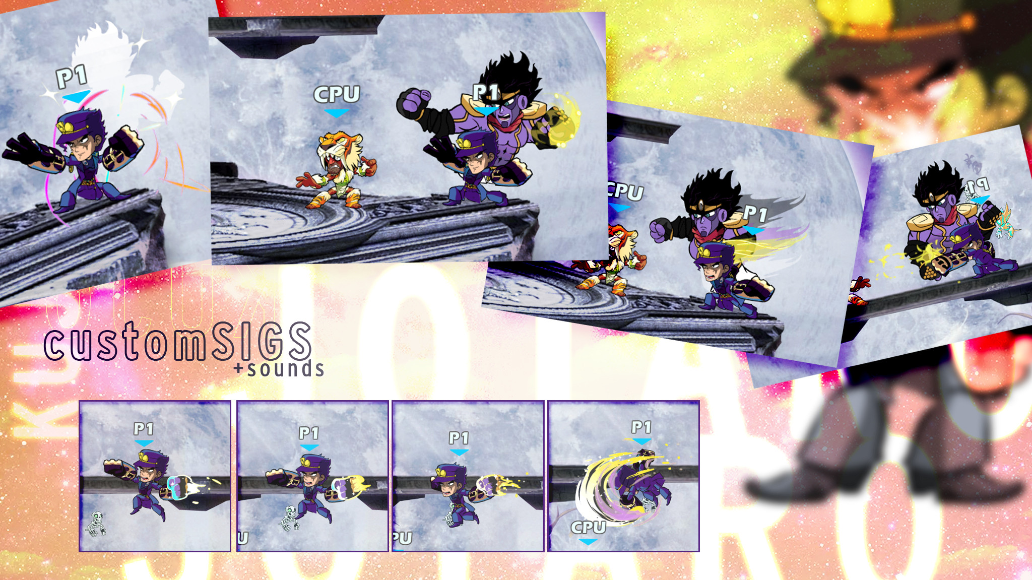 J o t a r o || A JJBA x Brawlhalla Crossover! Mod for Brawlhalla ...