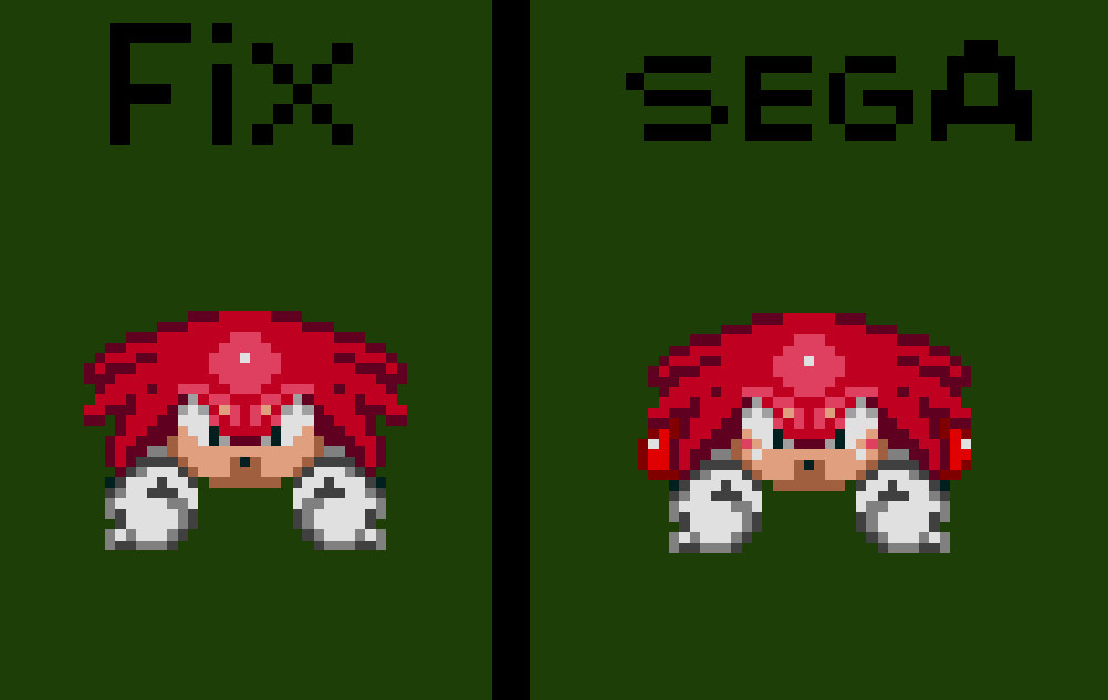 Knuckles Fixed! Mod for Sonic the Hedgehog (2013) | S1 2013 Mods