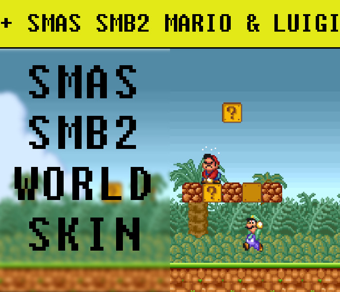 SMAS SMB2 World skin + Mario & Luigi (1.9.3) Mod for Boll Deluxe | BDX Mods