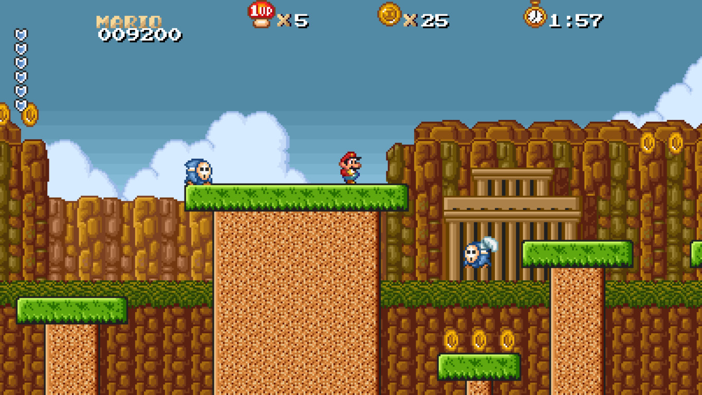 SMAS SMB2 World skin + Mario & Luigi (1.9.3) Mod for Boll Deluxe | BDX Mods