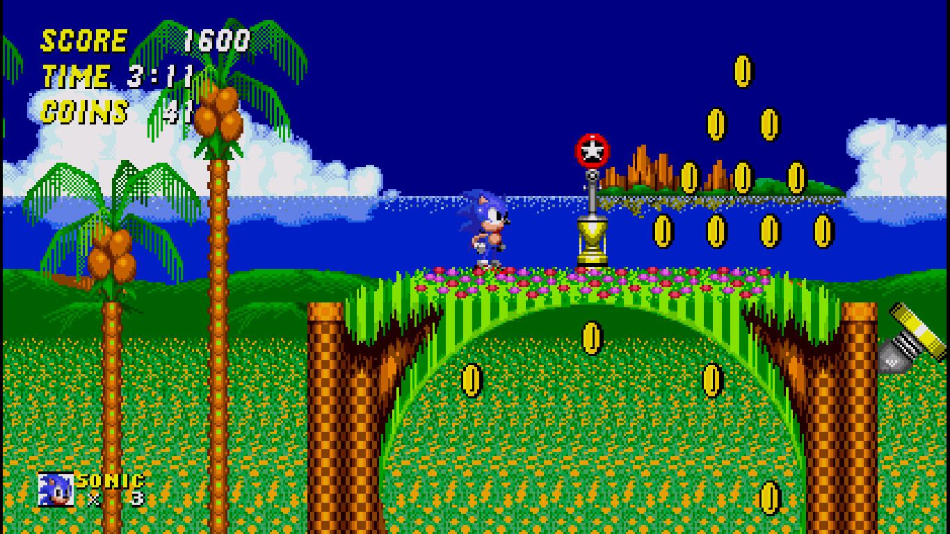 Mario Coins over Rings Mod for Sonic the Hedgehog 2 (2013) | S2 2013 Mods