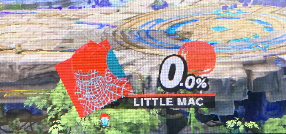 Blue and Red Wireframe Mac [Super Smash Bros. Ultimate] [Mods]