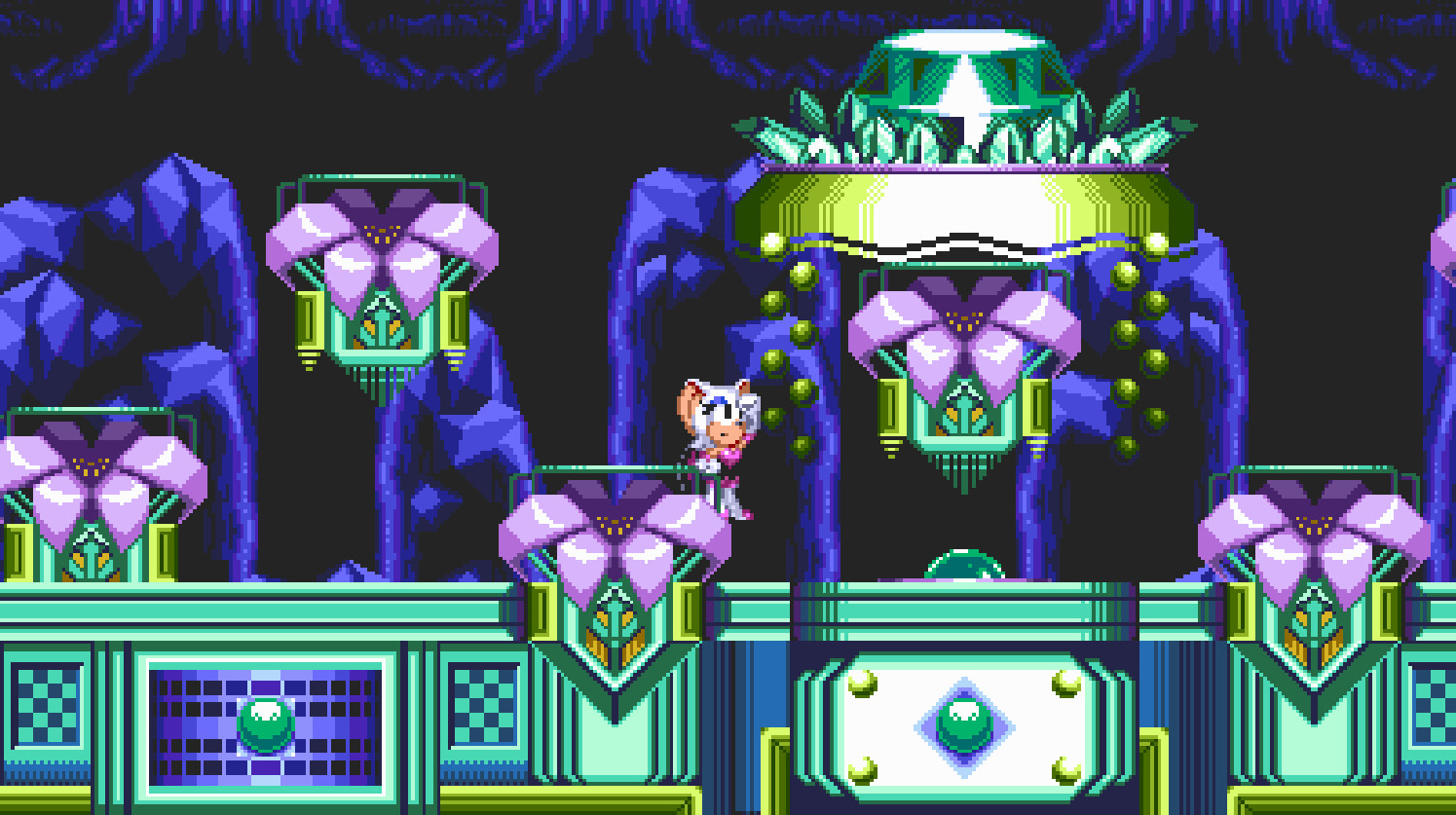 Rouge the Bat in Sonic 3 A.I.R with Custom Moveset Mod for Sonic 3 A.I ...