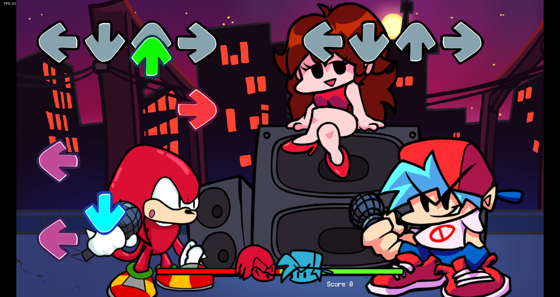 Knuckles (+ Unknown from M.E (re-upload) [Friday Night Funkin'] [Mods]