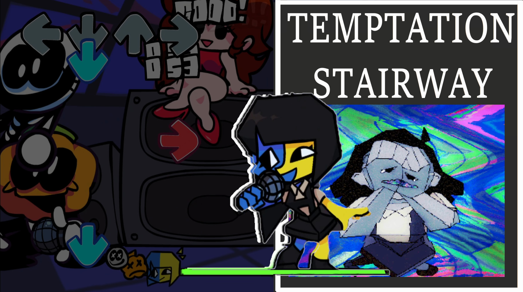 FNF Temptation Stairway [Custom song] Mod for Friday Night Funkin ...